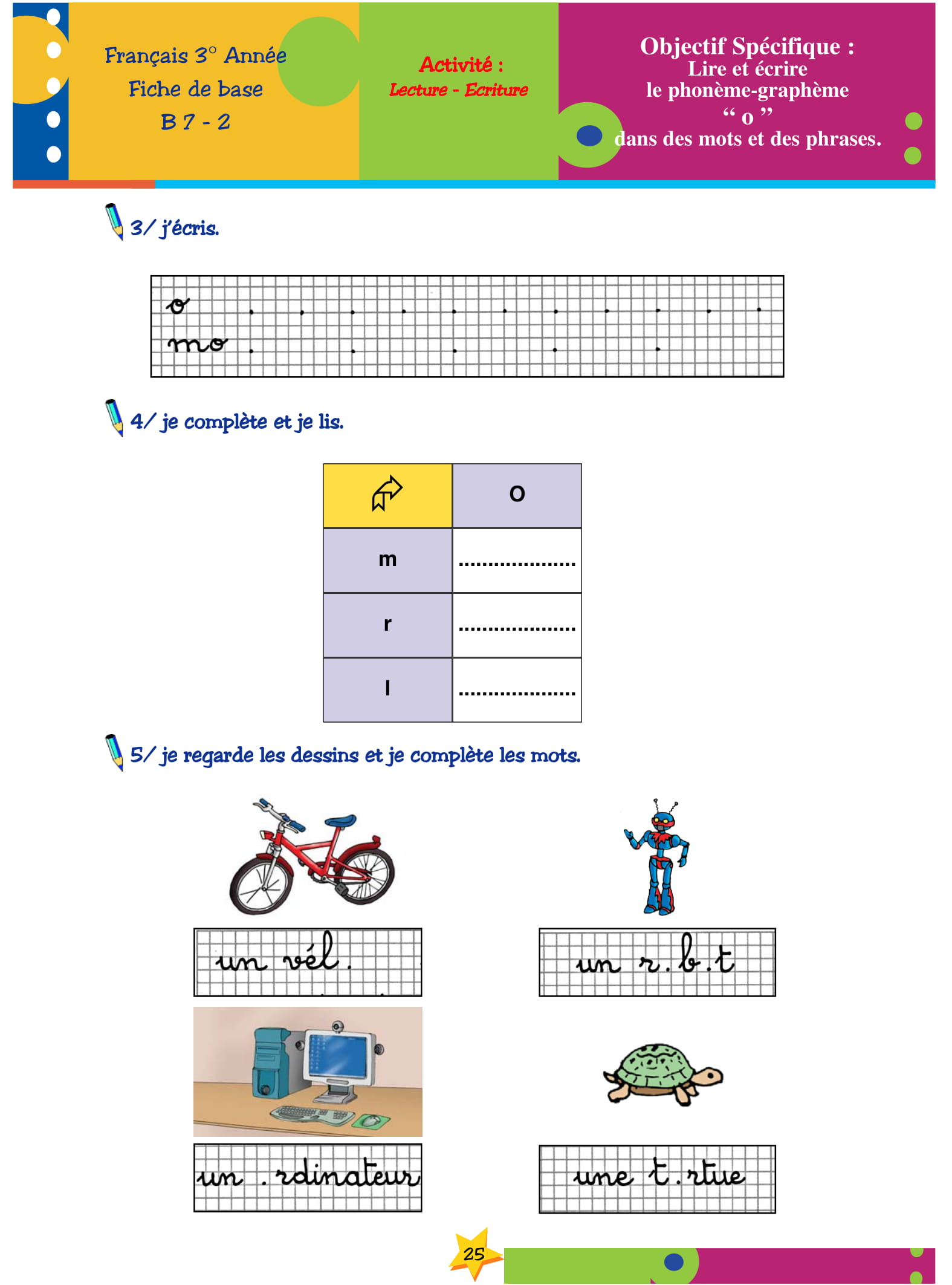 Fichier Classe 3ème année de base - مدرستنا