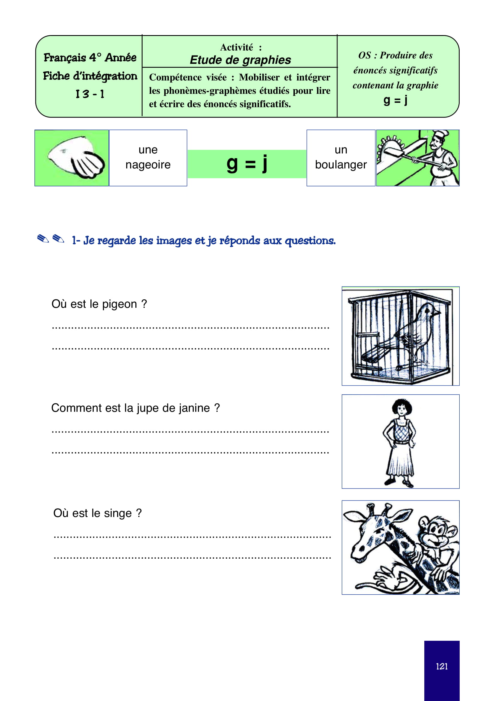 Fichier Classe 4ème Français - مدرستنا