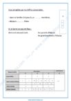évaluation unité 1 ma famille mon amour 3ème année + la correction ...